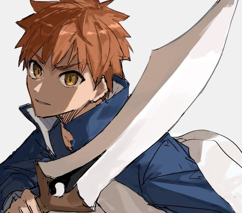 Safebooru - 1boy brown eyes emiya shirou fate/stay night fate (series ...