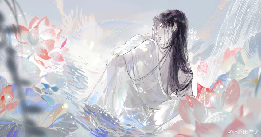 Safebooru - 1boy absurdres black hair chinese commentary chu wanning ...