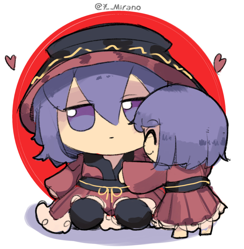 Safebooru - 1girl 7-mirano bowl bowl hat character doll fumo (doll) hat ...