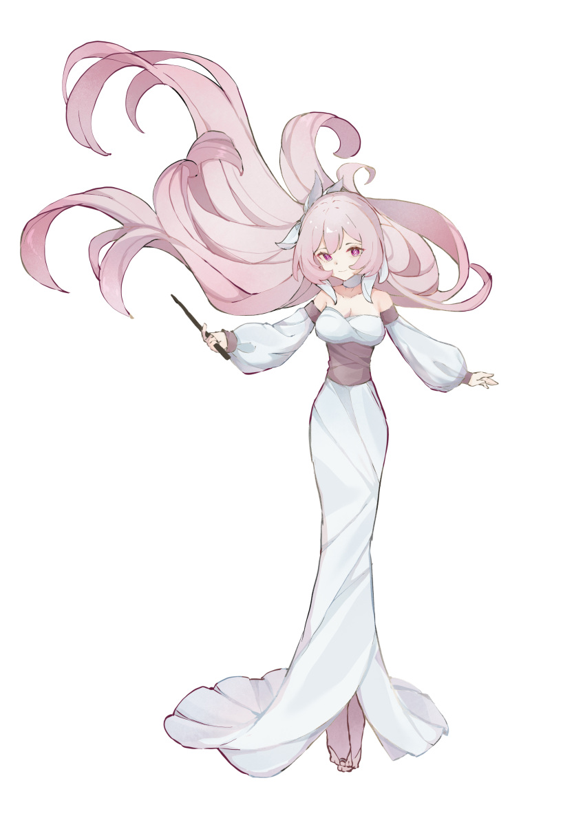 Safebooru - 1girl absurdres alternate costume breasts bridal legwear chinese commentary closed ...