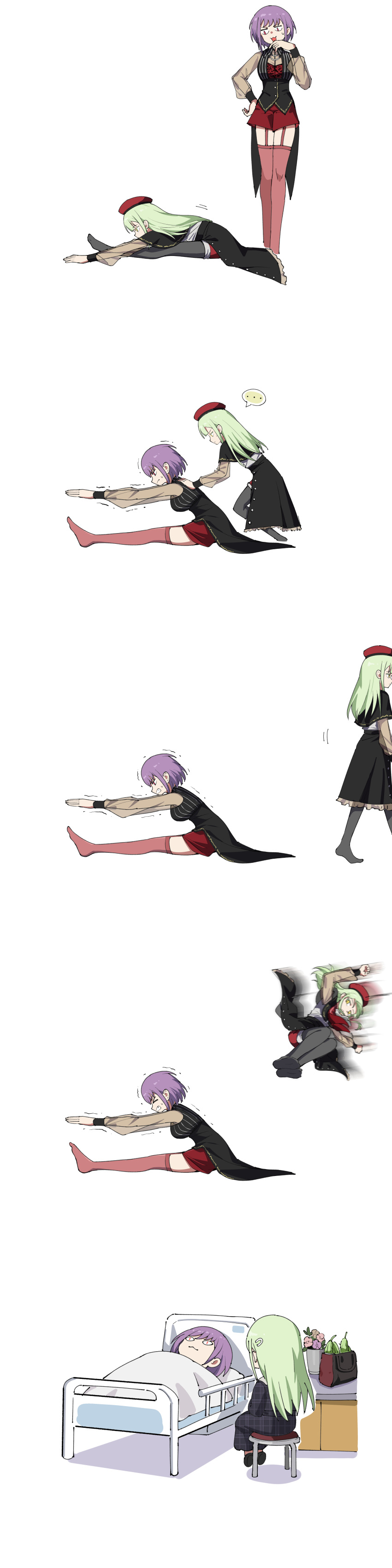 Safebooru - ... 2girls :3 absurdres amoris (bang dream!) assisted stretching bang dream! bang ...