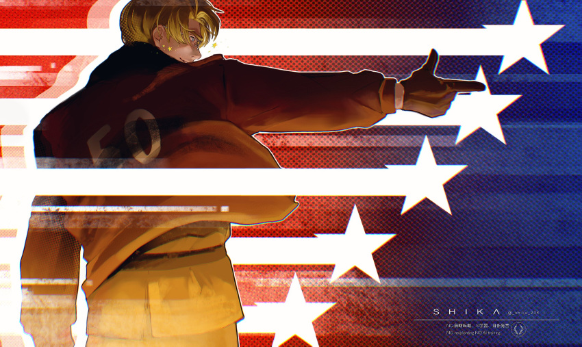 Safebooru - 1boy ahoge america (hetalia) artist name axis powers hetalia back belt black belt ...