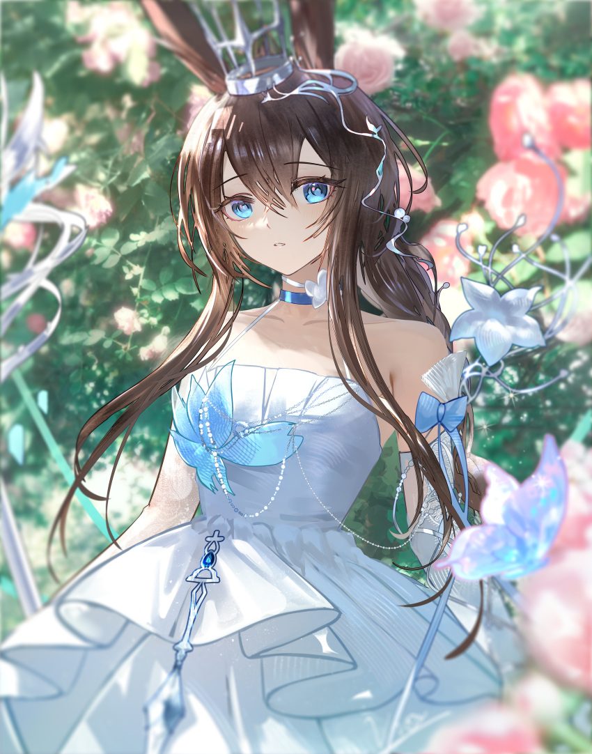 Safebooru - 1girl absurdres alternate costume amiya (arknights) animal ears arknights bare ...