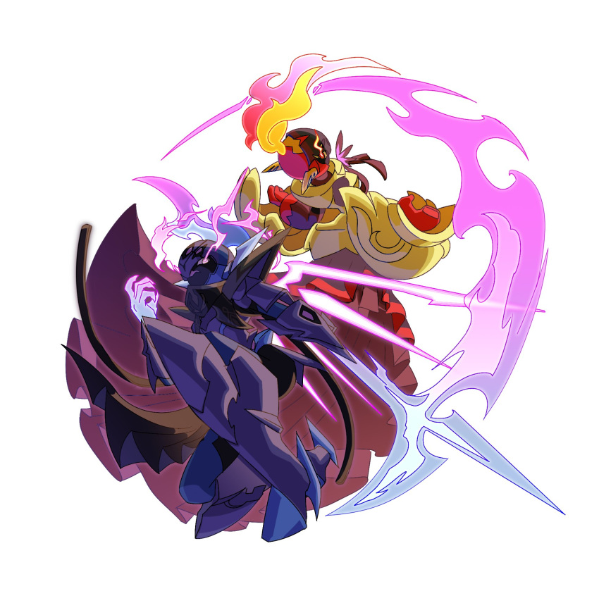 Safebooru - adapted costume armarouge armor back-to-back ceruledge fire ...