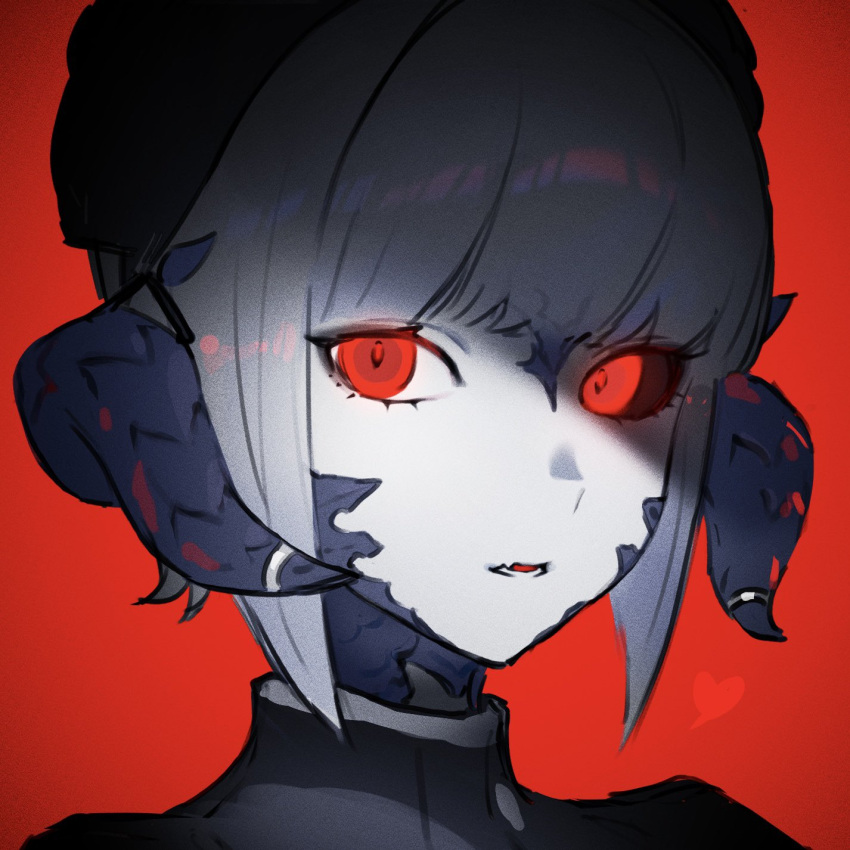 Safebooru - 1girl au ra black sclera bob cut colored sclera fang final fantasy final fantasy xiv ...