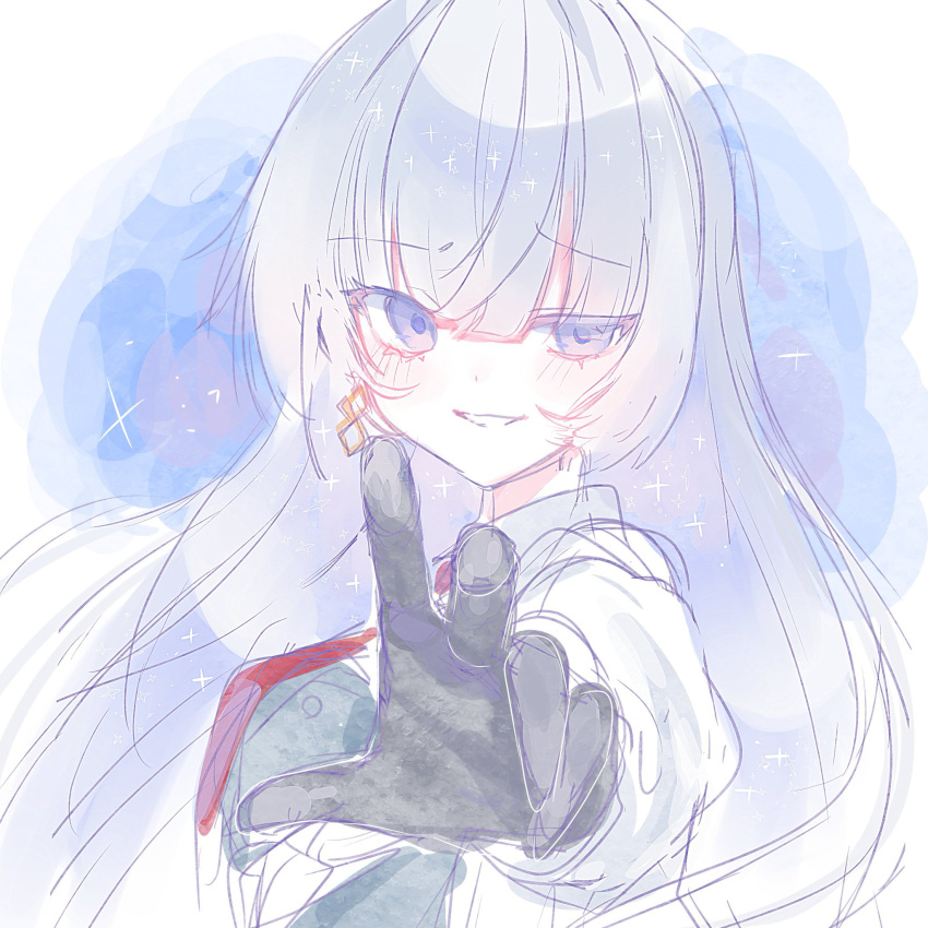 Safebooru - 1girl arcaea black gloves black pantyhose bow collared ...