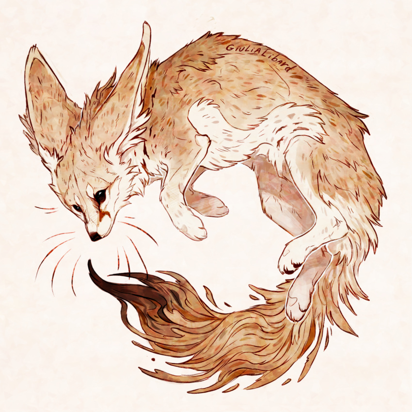 Safebooru - animal animal focus fennec fox fox full body giulialibard ...