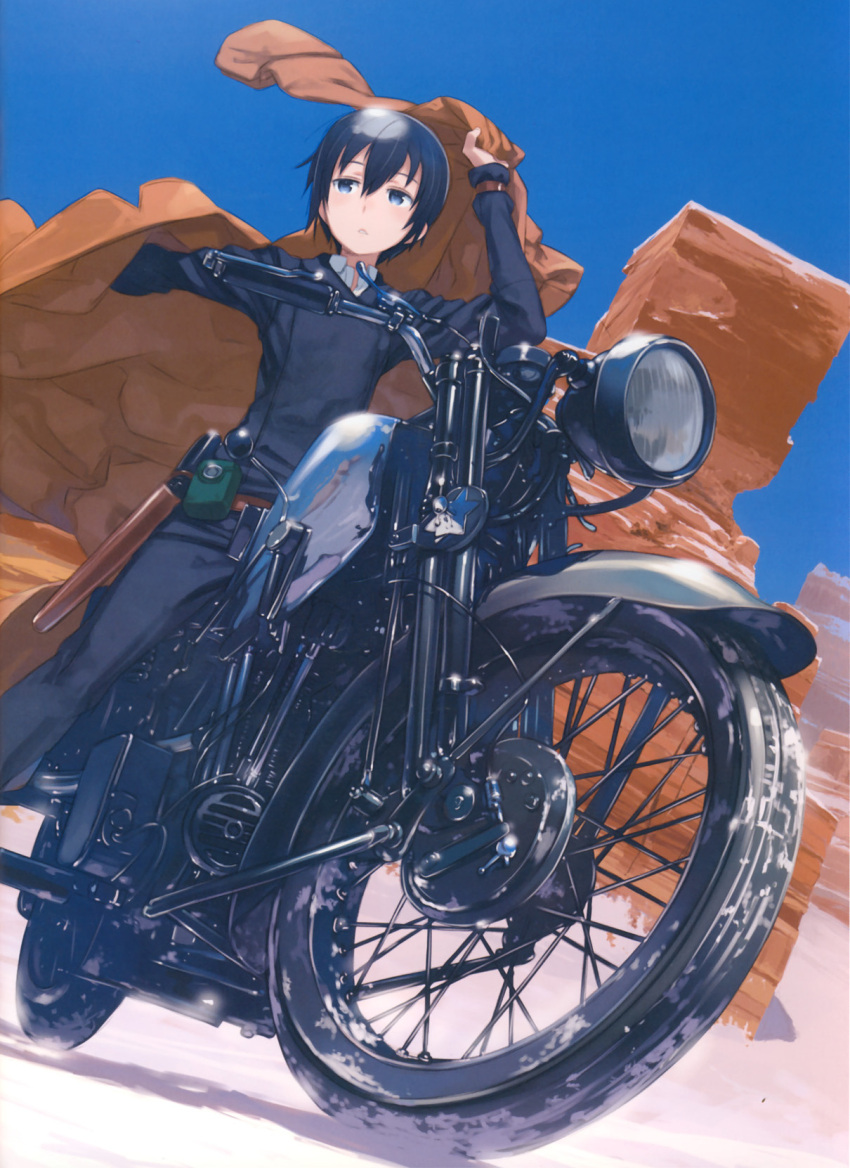 Safebooru - 00s 1girl androgynous black eyes black hair cover ...