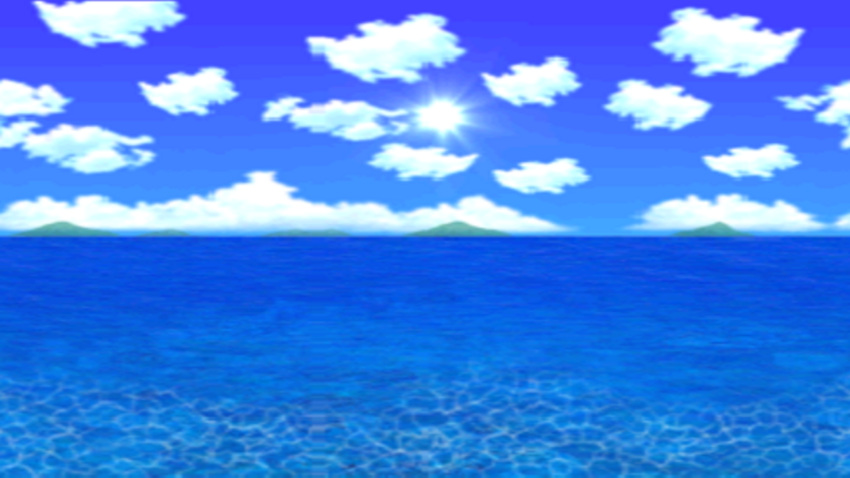 Safebooru - clouds no humans ocean outdoors sky sun super mario 64 ...
