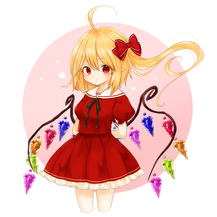 Safebooru - 1girl ahoge alternate costume arms behind back blonde hair ...