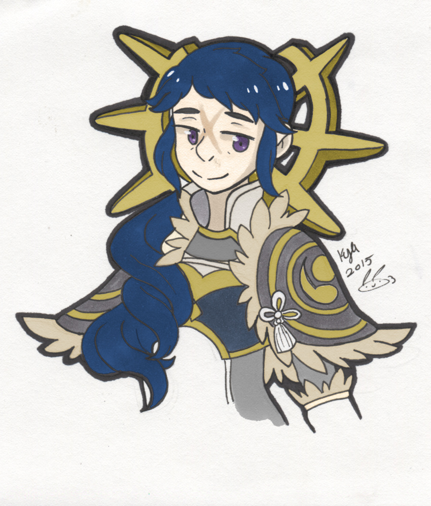 Safebooru - 1girl armor blue hair fire emblem fire emblem if ponytail ...