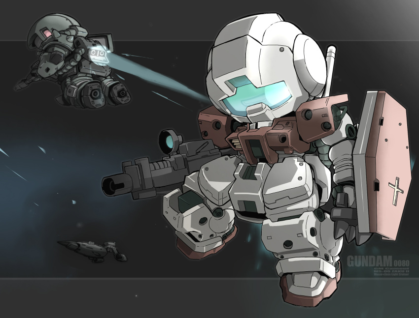 Safebooru - artist request character name chibi gm camouf gun gundam ...