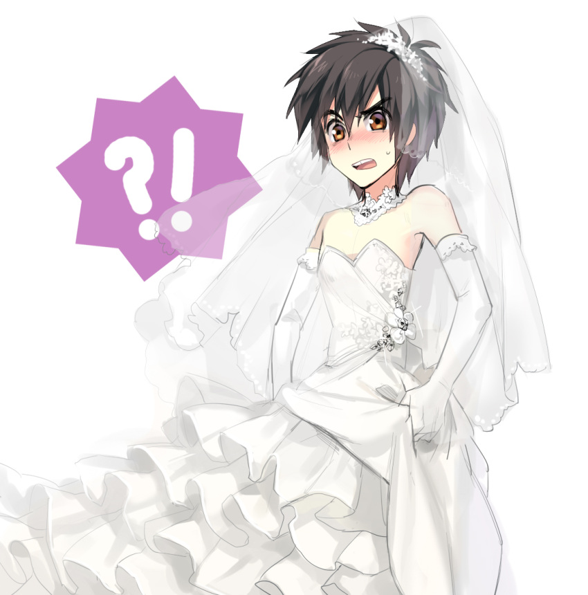 Safebooru - 1boy big hero 6 blush bride crossdressinging disney hiro ...