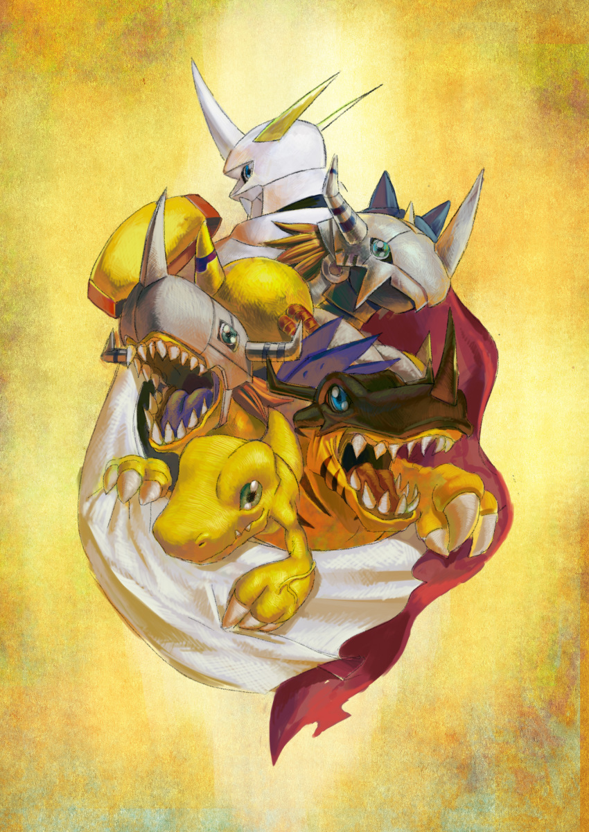 Safebooru - agumon armor bandai cape claws digimon digimon adventures ...