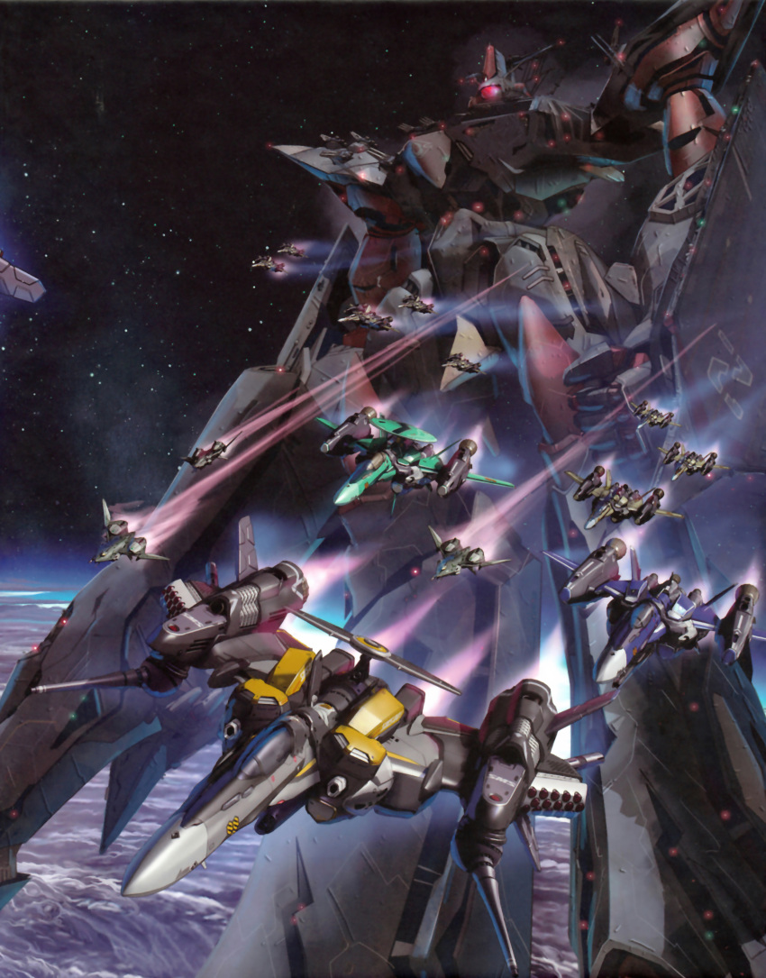Safebooru - battle frontier highres macross macross frontier mecha ...