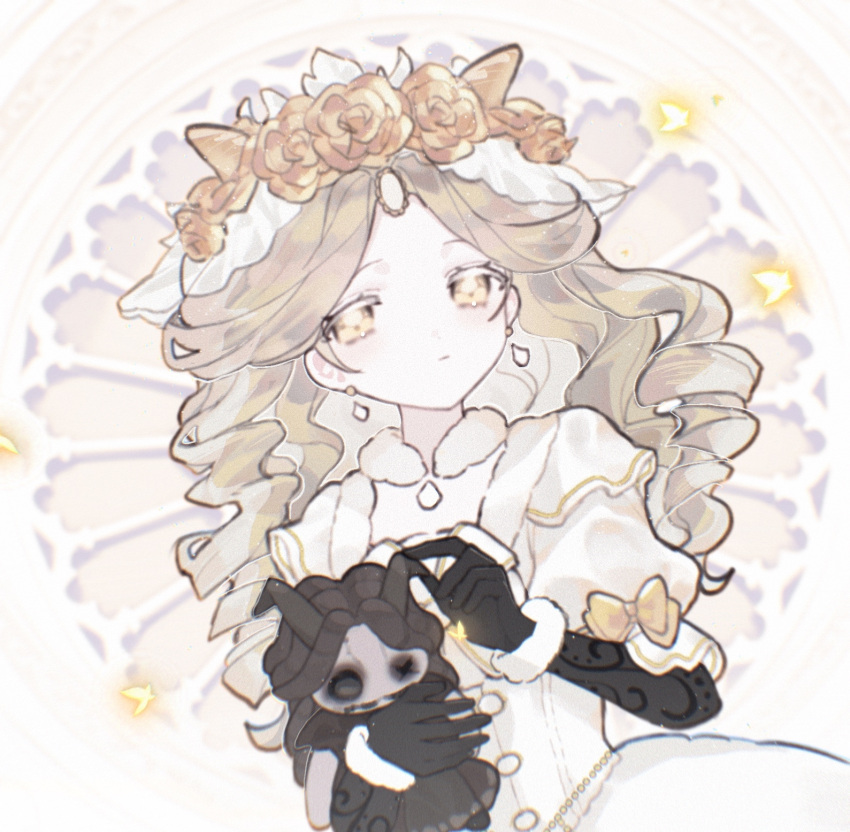 Safebooru - 1girl aa huaju pifa ma zong black gloves brown hair doll ...