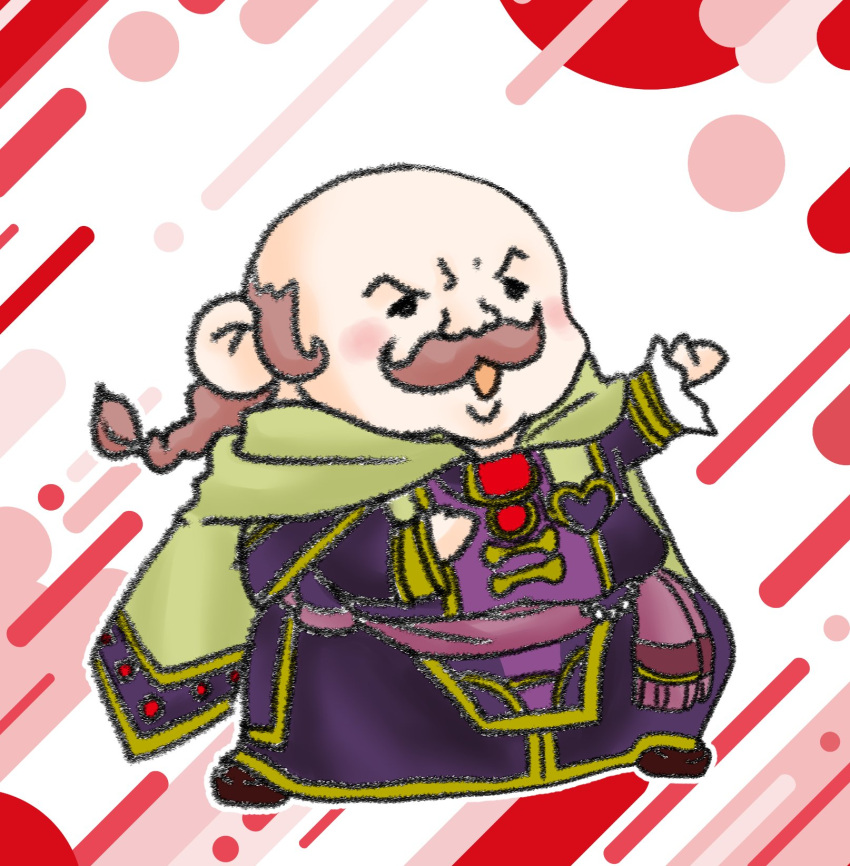 Safebooru - 1boy balding facial hair fat fat man fire emblem fire ...