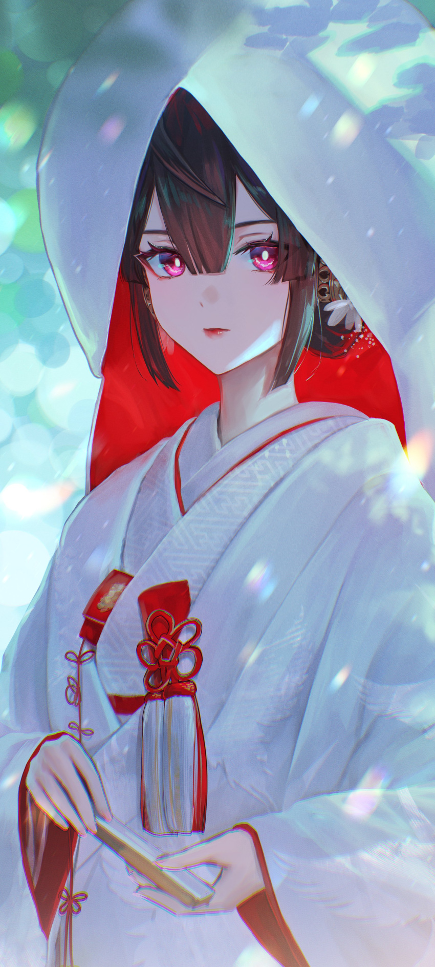 Safebooru - 1girl absurdres black hair bright pupils closed mouth ...