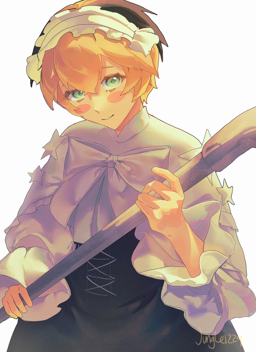 Safebooru - 1girl black hair black skirt blonde hair blush stickers fate/grand order fate ...