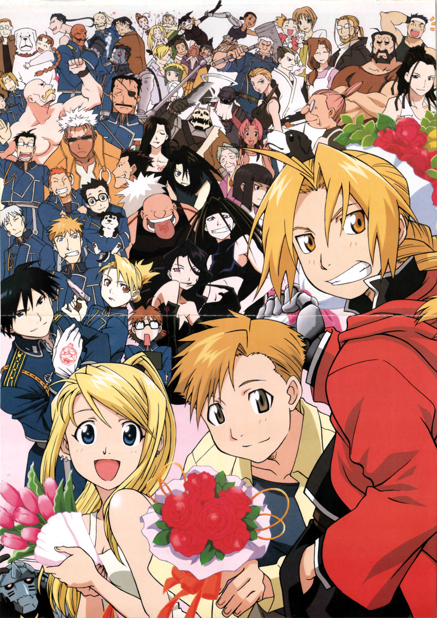 Safebooru - 00s 6+boys 6+girls absolutely everyone absurdres alex louis armstrong alexander (fma ...