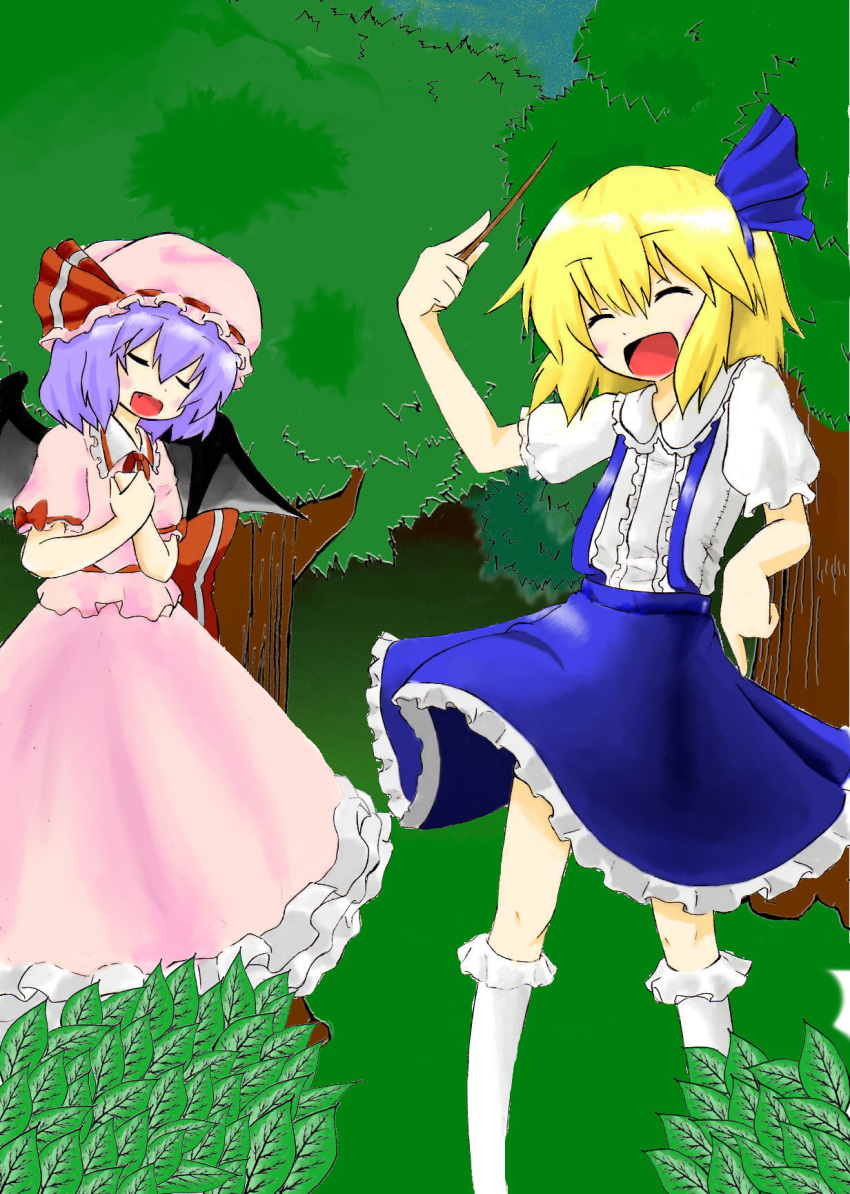 Safebooru - alice margatroid alice margatroid (pc-98) blonde hair remilia scarlet ribbon touhou ...