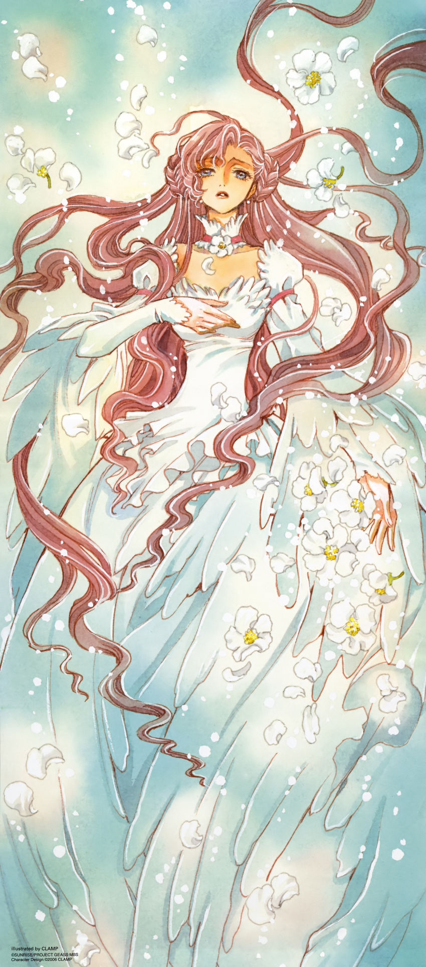 Safebooru - absurdres bride clamp code geass dress euphemia li ...