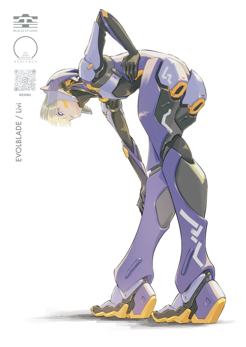Safebooru - 1girl deraken from side full body hand on own stomach ...