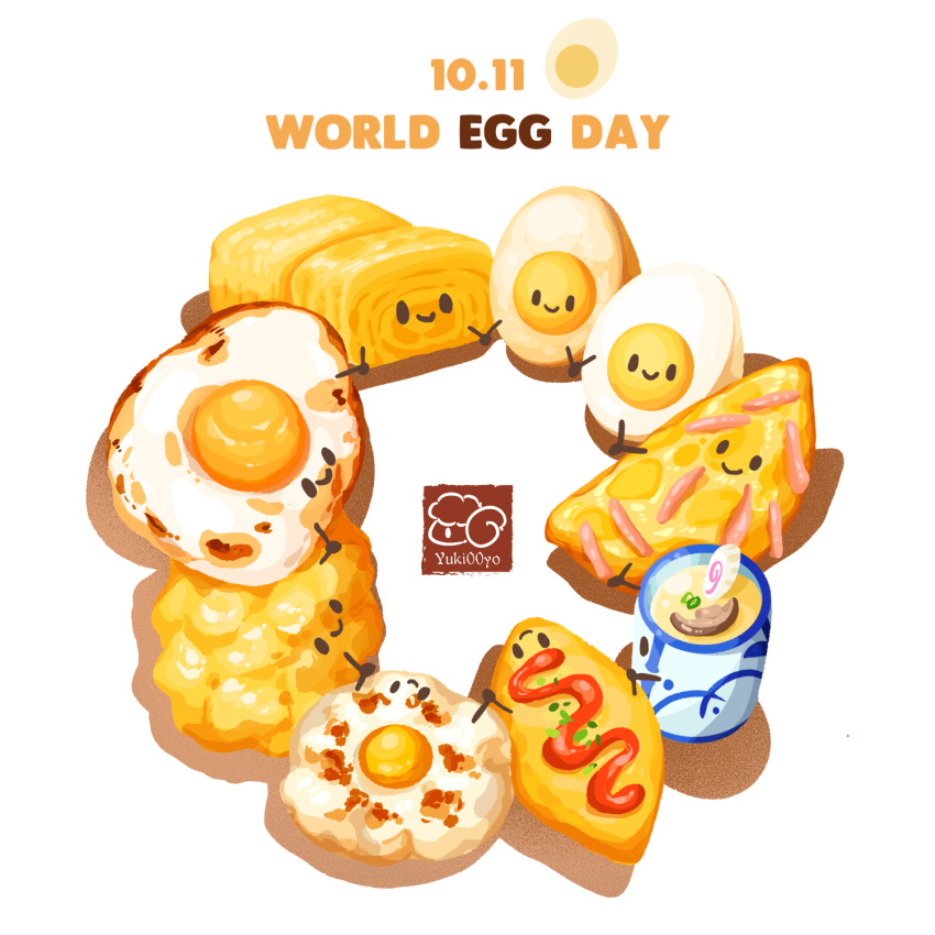 Safebooru - artist logo artist name drink egg (food) food food-themed ...