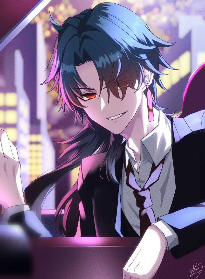 Safebooru - 1boy absurdres black hair black jacket blade (honkai: star rail) blade (jepella ...