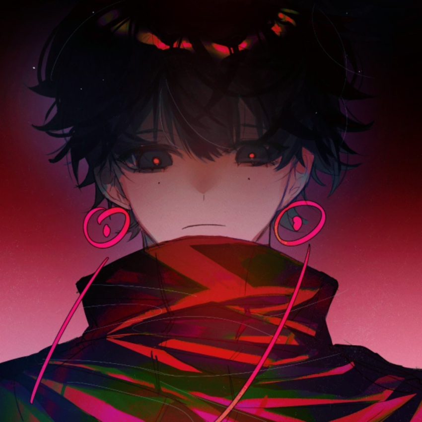 Safebooru 1boy Black Eyes Black Hair Closed Mouth Commentary Dad87083 8232