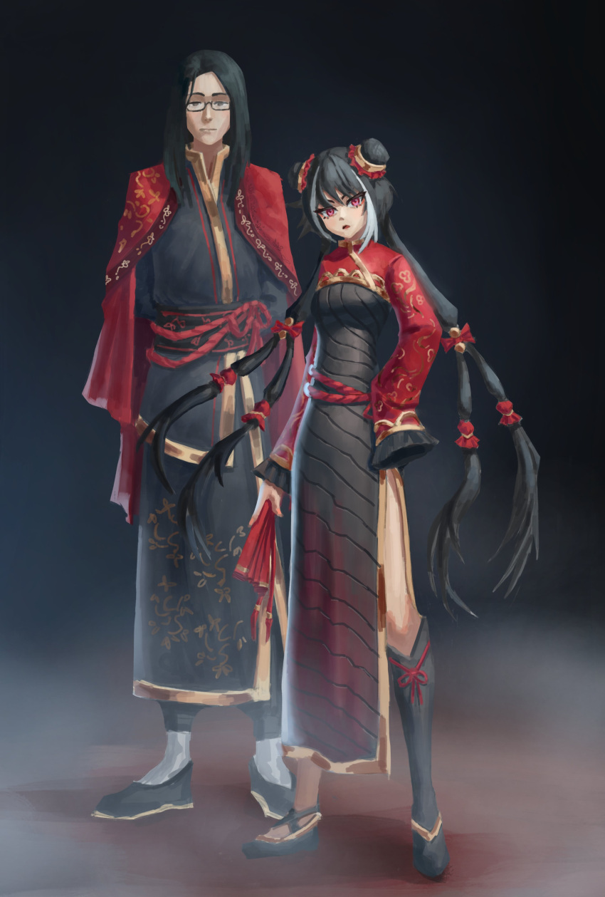 Safebooru - 1boy 1girl absurdres aisleen art arms behind back black ...