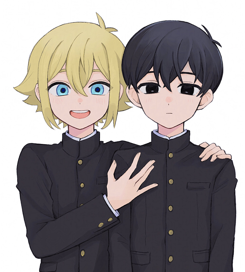 Safebooru - 2boys absurdres alternate costume basil (faraway) (omori) basil (omori) black eyes ...