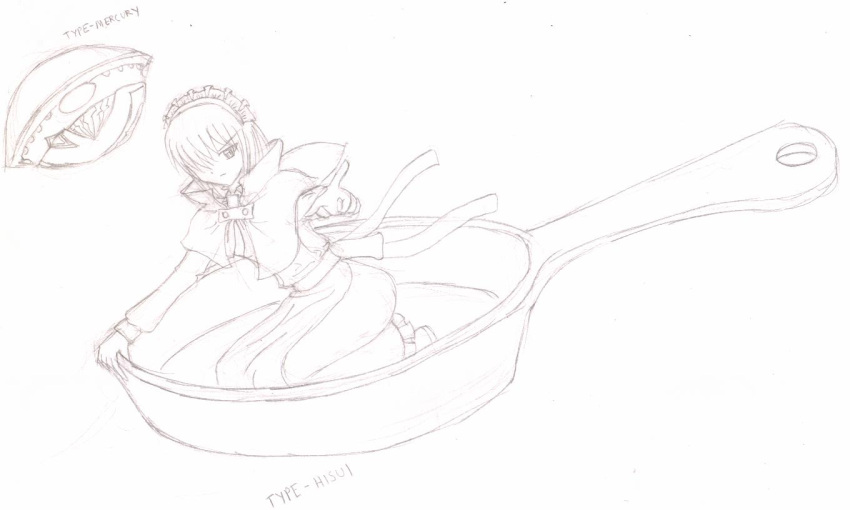 Safebooru - 00s flyingpan frying pan hisui locked room detective ...