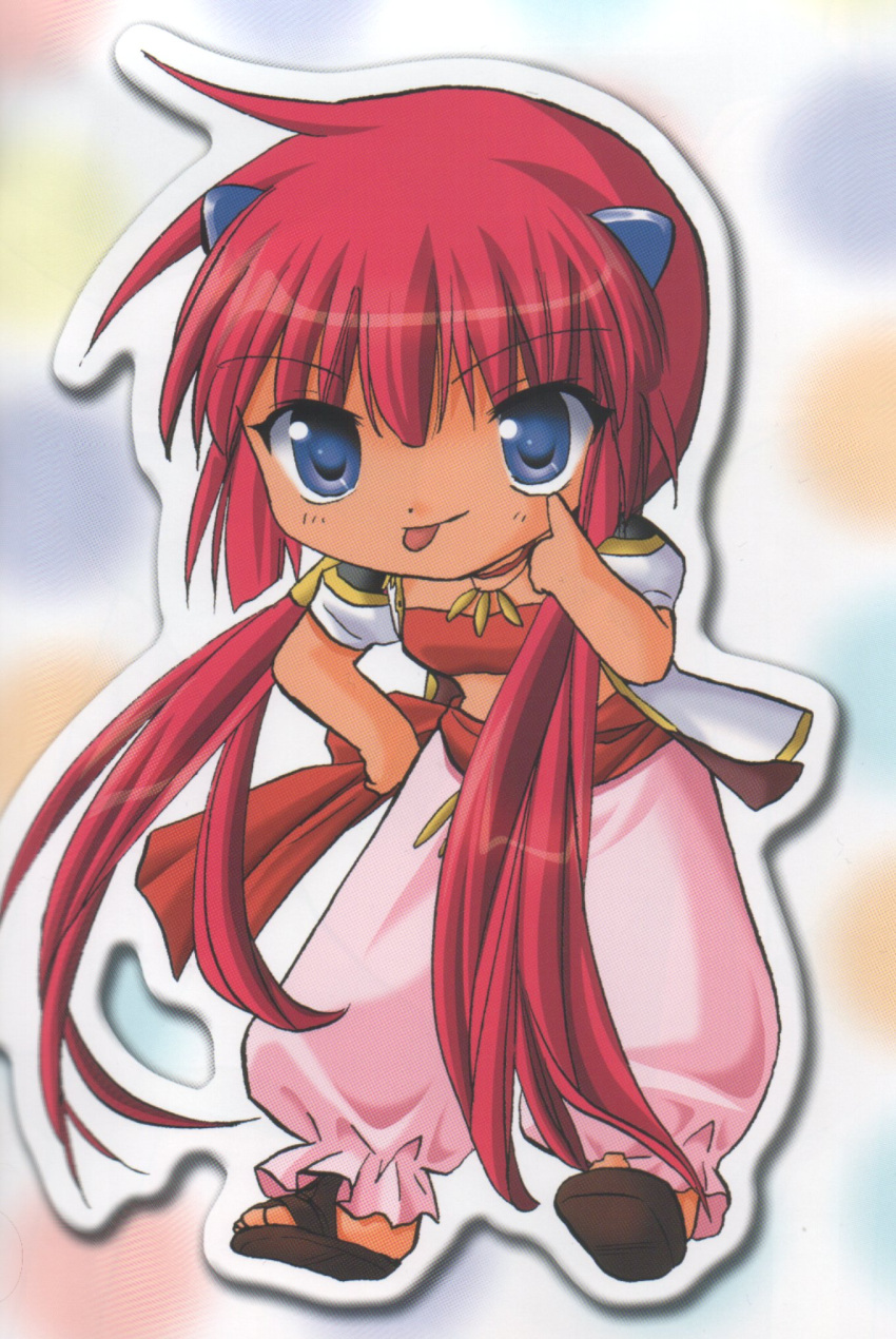 Safebooru - 00s 1girl :p akanbe anise azeat arabian clothes bangs blue ...