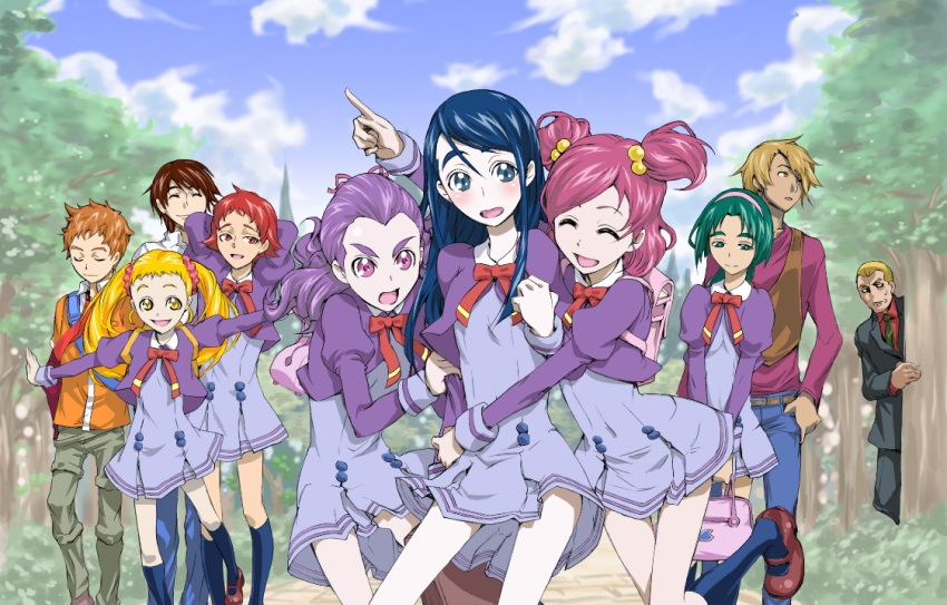 Safebooru - amai shirou bunbee coco (precure 5) everyone futari wa ...