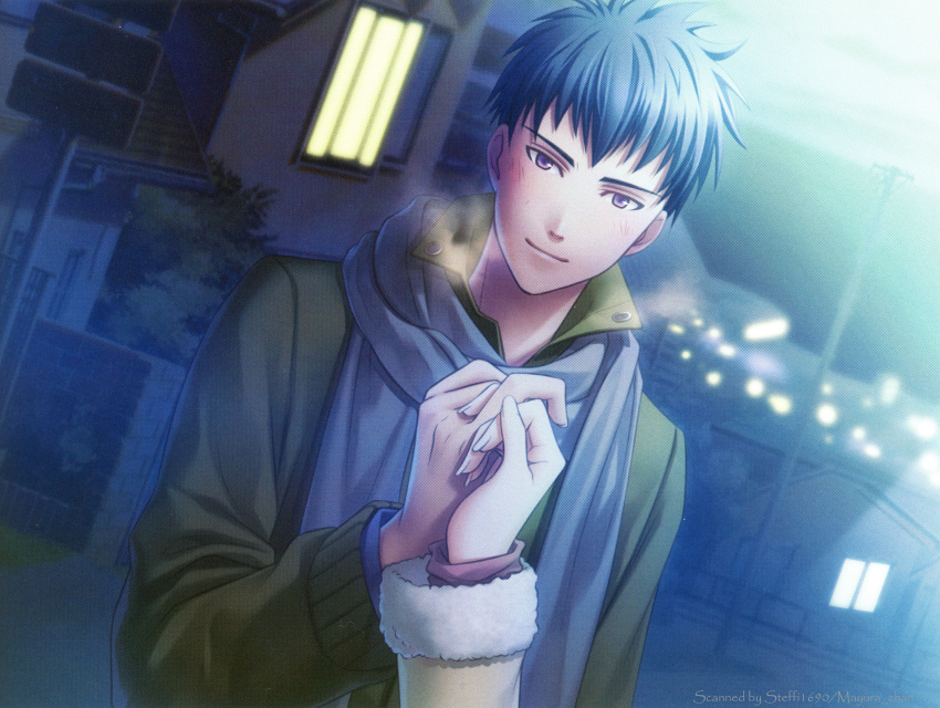 Safebooru - black hair kinose kazuki natsuzora no monologue purple eyes ...