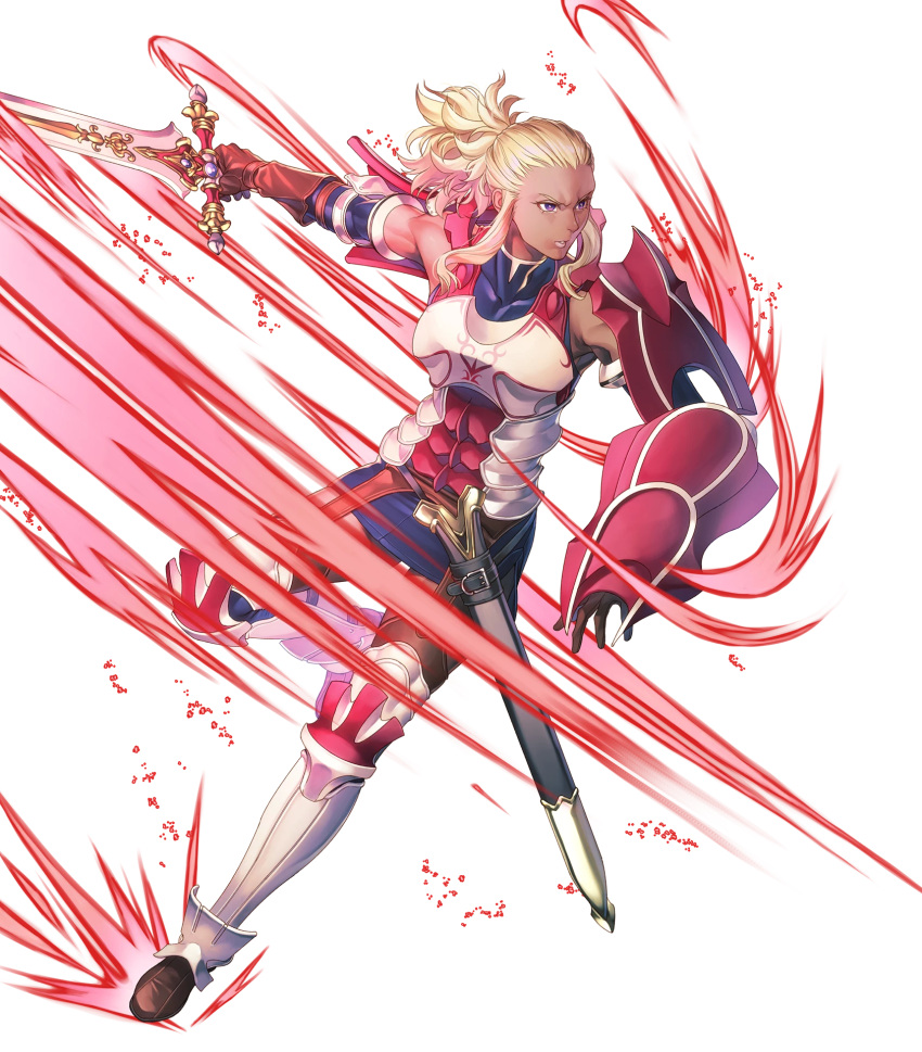 Safebooru - 1girl armor armored boots blonde hair boots breastplate ...