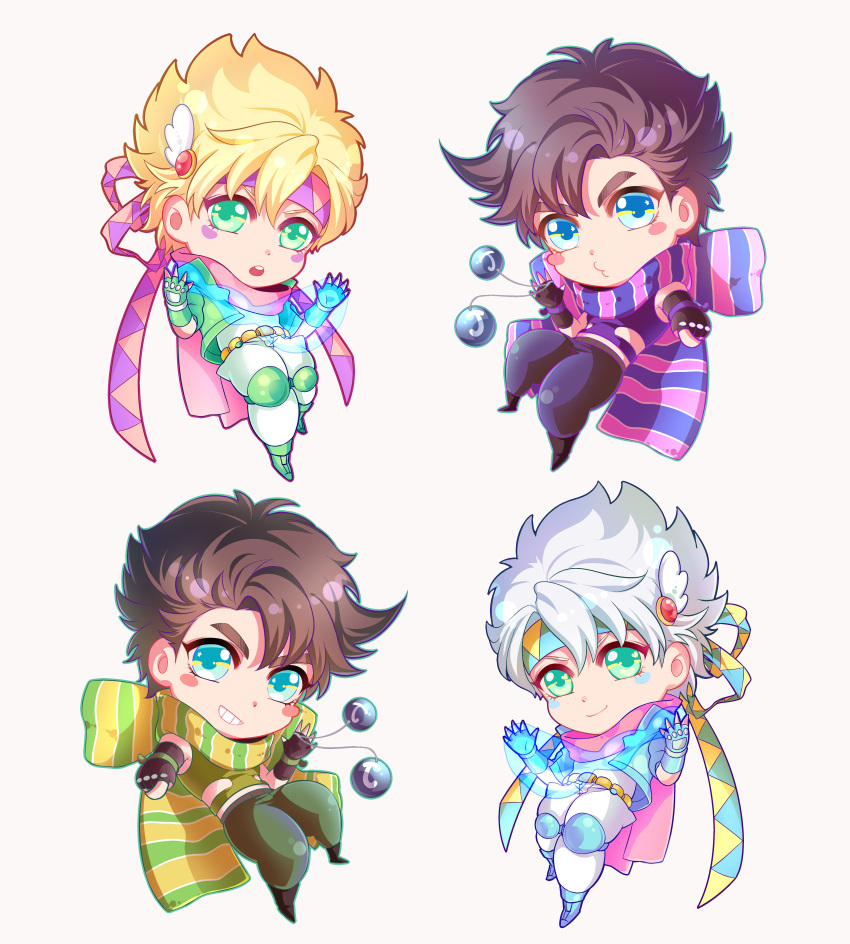 Safebooru - absurdres blonde hair blue eyes bow brown hair bubble ...