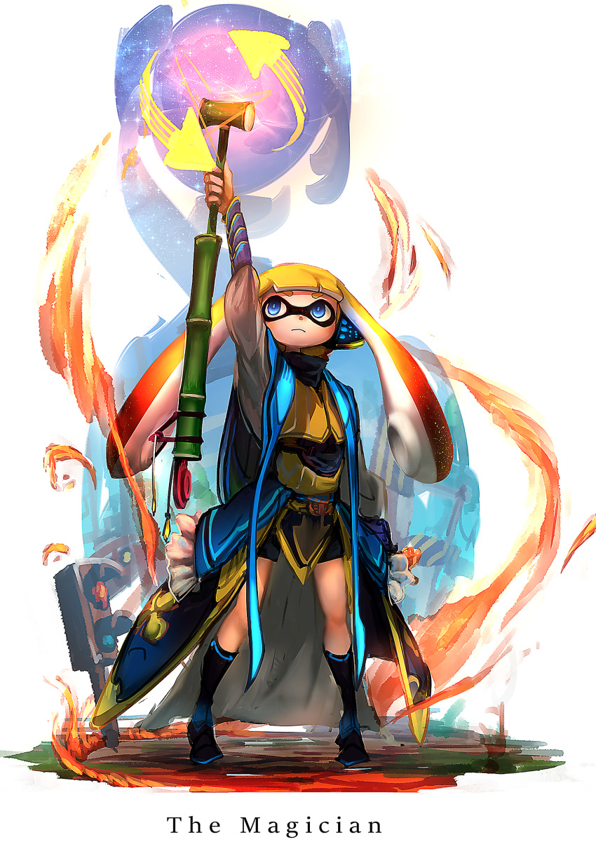 Safebooru - 1girl alternate weapon bamboozler 14 (splatoon) bike shorts ...