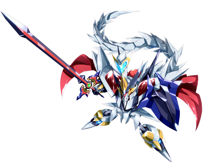 Safebooru - alternate design blue eyes cape chibi haou taikei ryuu ...
