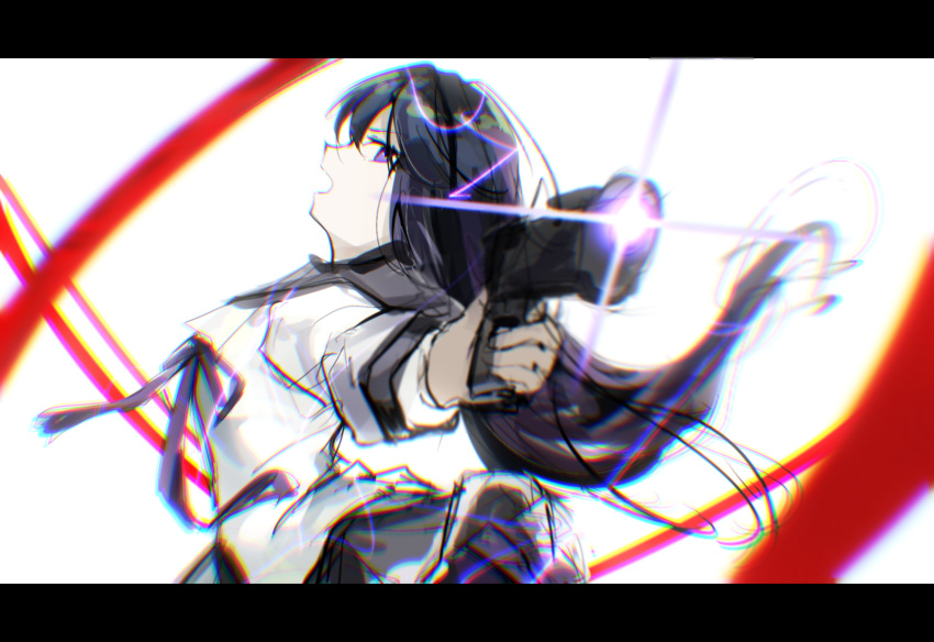 Safebooru - 1girl akemi homura black hair black hairband capelet ...