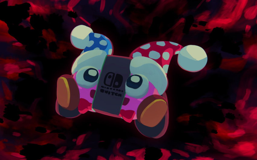 Safebooru - black background black eyes brown footwear colored skin ...