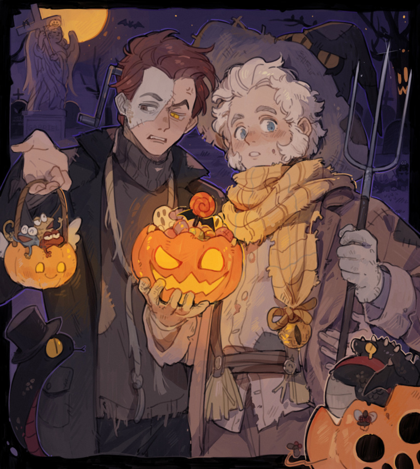 Safebooru - 2boys angel animal aziraphale (good omens) blue eyes ...