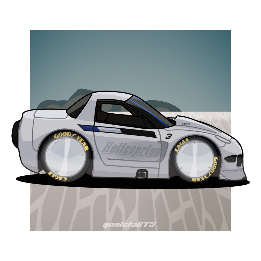 Safebooru - artist name bonneville salt flats border car chevrolet ...