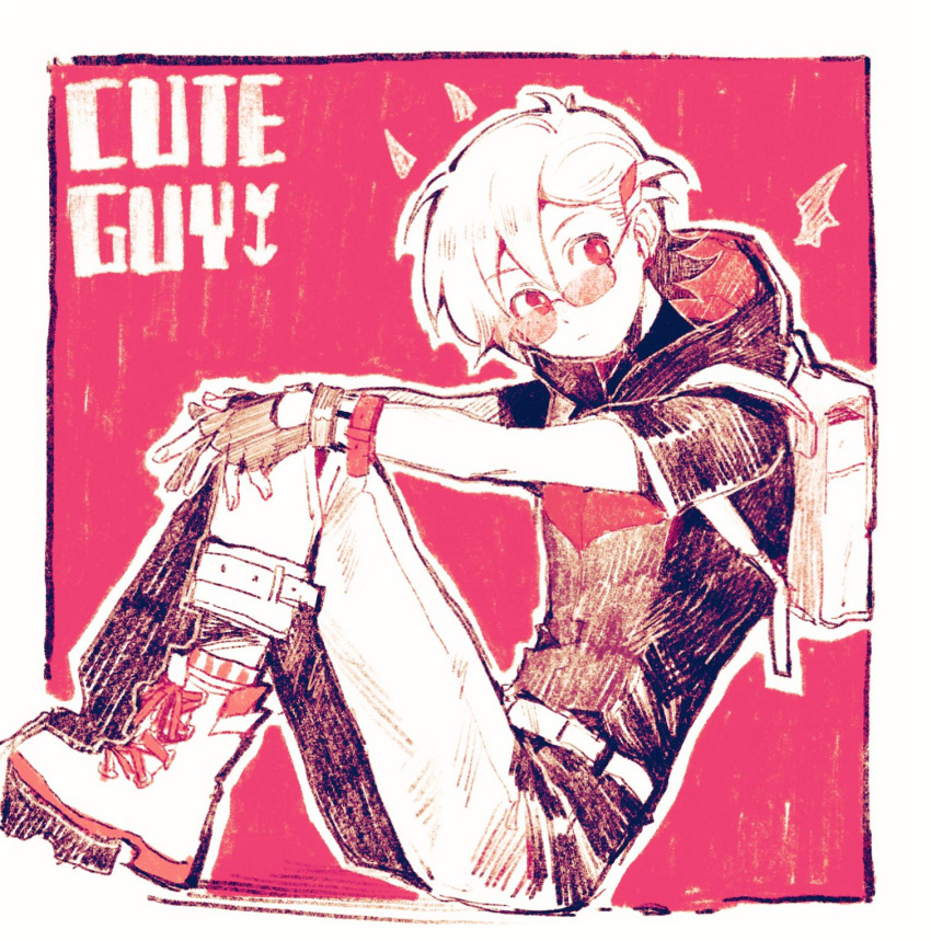 Safebooru - 1boy adapted costume backpack bag boots bright pupils ...