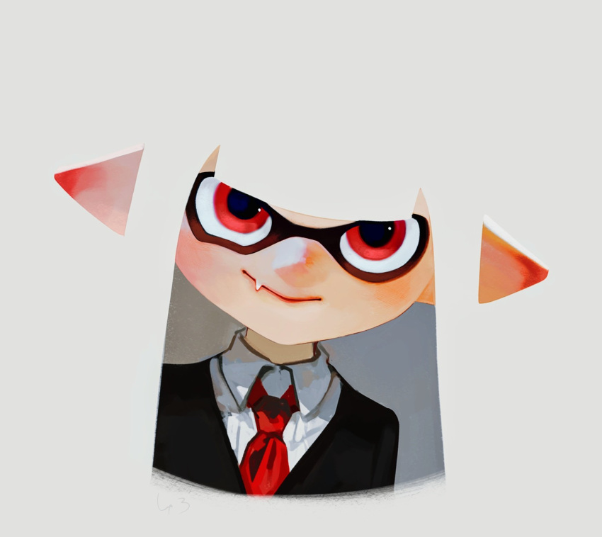 Safebooru - 1girl black jacket closed mouth collared shirt fang highres ...