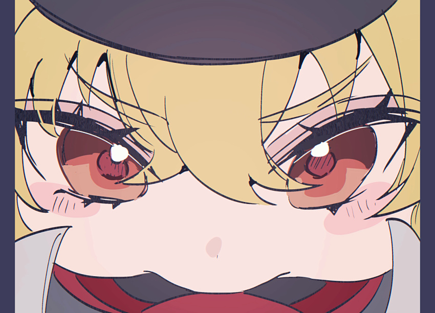 Safebooru - 04 fujino9 1girl blonde hair blush close-up closed mouth crossed bangs hair between ...