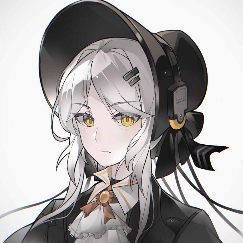 Safebooru - 1girl absurdres adapted costume ascot black bonnet black ...