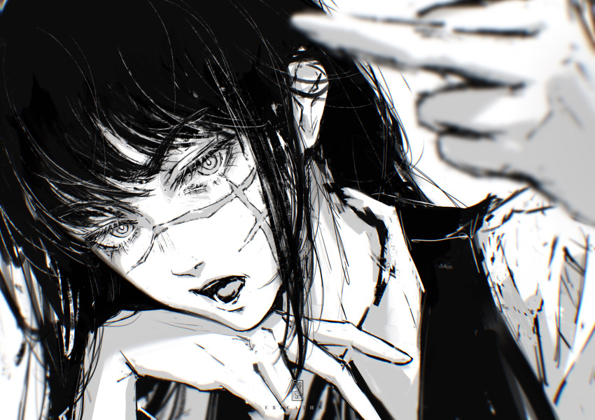 Safebooru - 1girl absurdres blurry blurry foreground chainsaw man ...