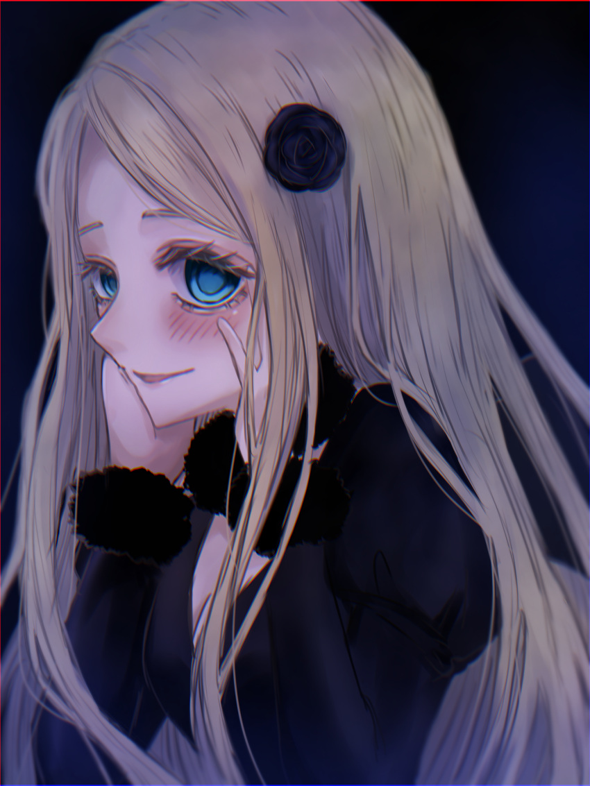 Safebooru - 1girl black dress blonde hair blush demon girl demon wings dress empty eyes gjyz4234 ...